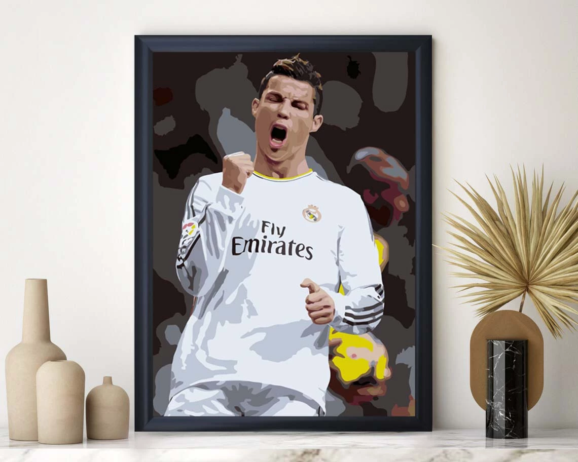 CR7 Digital Art Print and Frame - A4 Size | Arts, Frames, Mirrors.